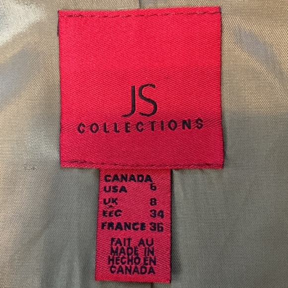 JS Collections | Jackets & Coats | Nwt Js Collections Satin Suit Blazer ...